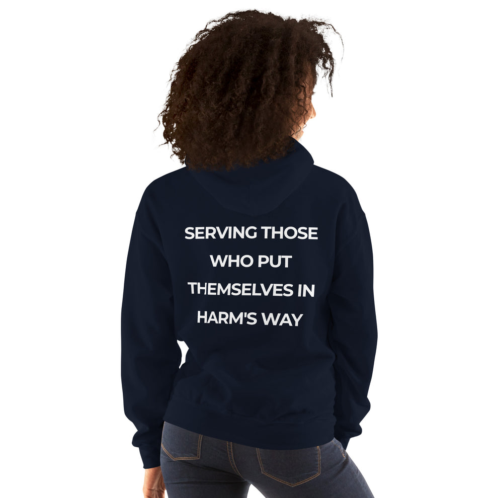 Unisex Hoodie| Navy Blue | FRTF Branded + Mission (Printed) – Task ...