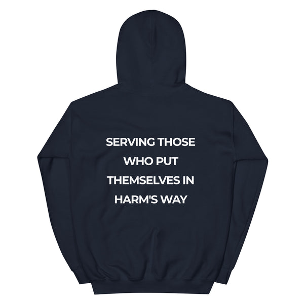Unisex Hoodie| Navy Blue | FRTF Branded + Mission (Printed) – Task ...