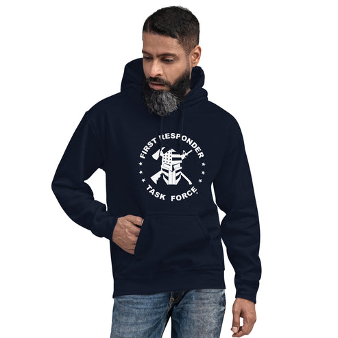 Unisex Hoodie| Navy Blue | FRTF Branded + Mission (Printed) – Task ...
